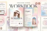 Workbook Gradient Coach | CANVA PS, a Magazine Template by Eviory