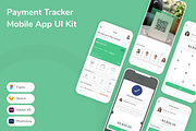Payment Tracker Mobile App UI Kit, an UI Kit Template by Betush