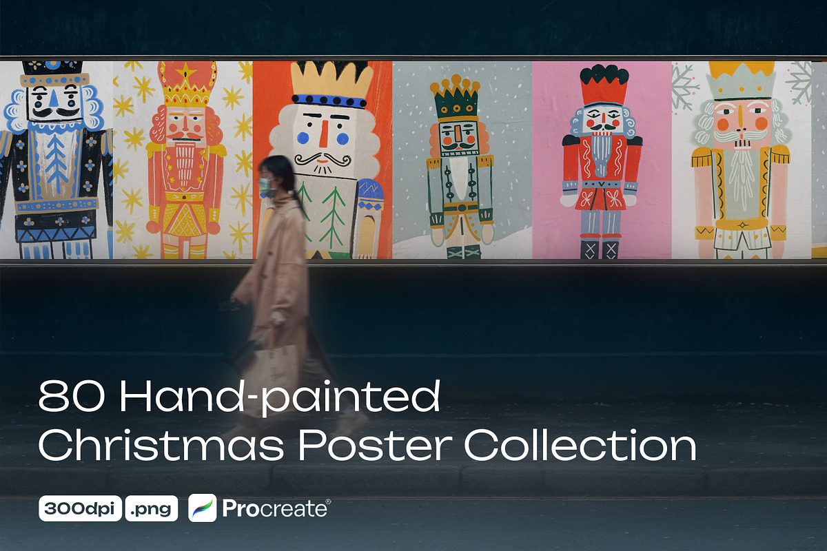 80 Unique Hand-Painted Posters