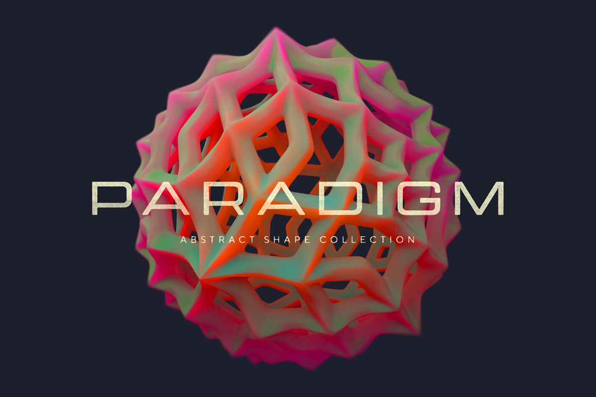 Paradigm Abstract Shapes, an Object Graphic by RuleByArt