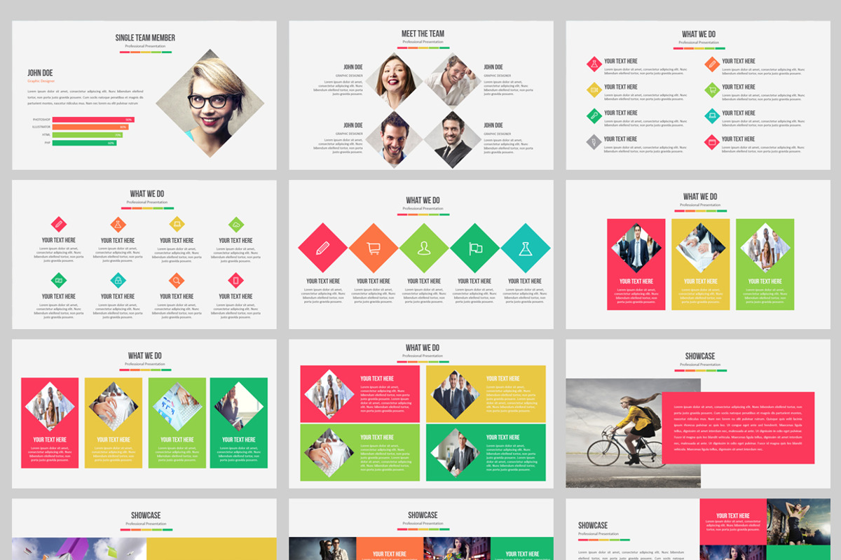 Business World Powerpoint Template, a Presentation Template by Creative ...