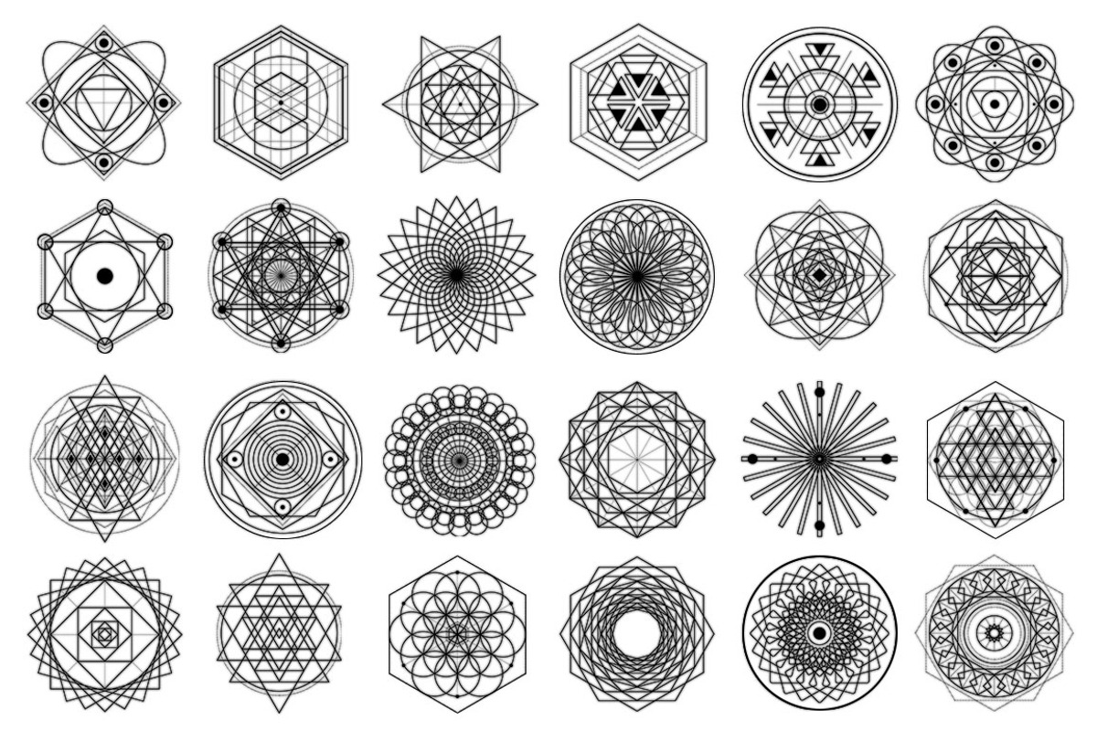 Sacred Geometry Bundle, an Illustration by styleWish | Creative Market