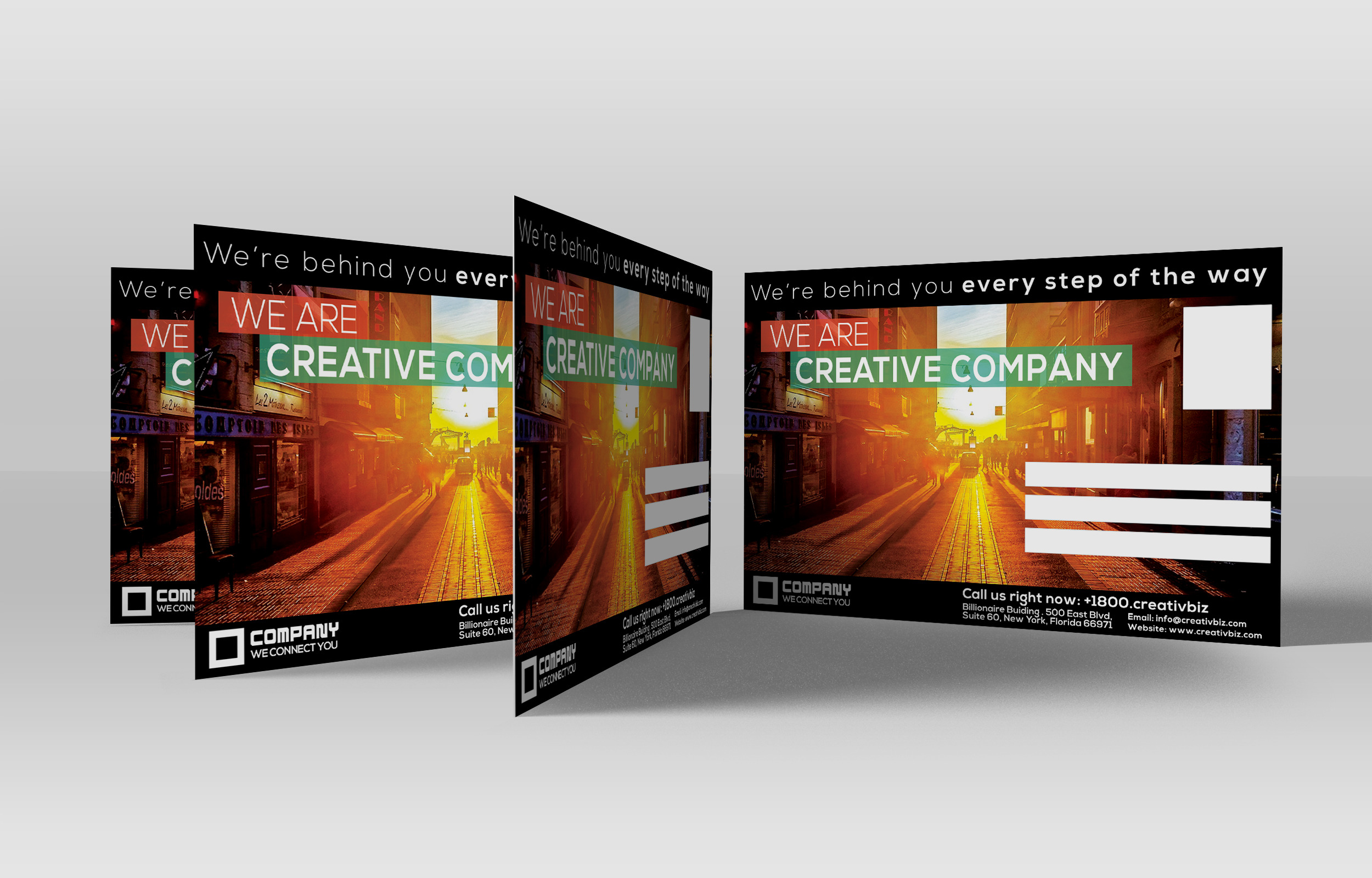 Corporate Promotion PostCard, a Card Template by Design Addict