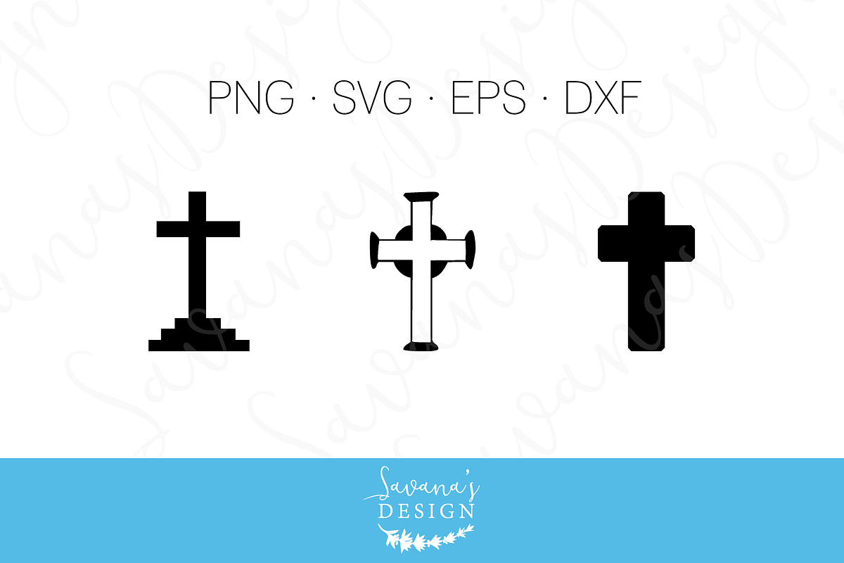 Cross Cut Files - SVG, EPS, DXF, PNG, an Illustration by SavanasDesign