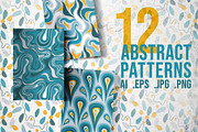 12 abstract patterns, a Pattern Graphic by pineart