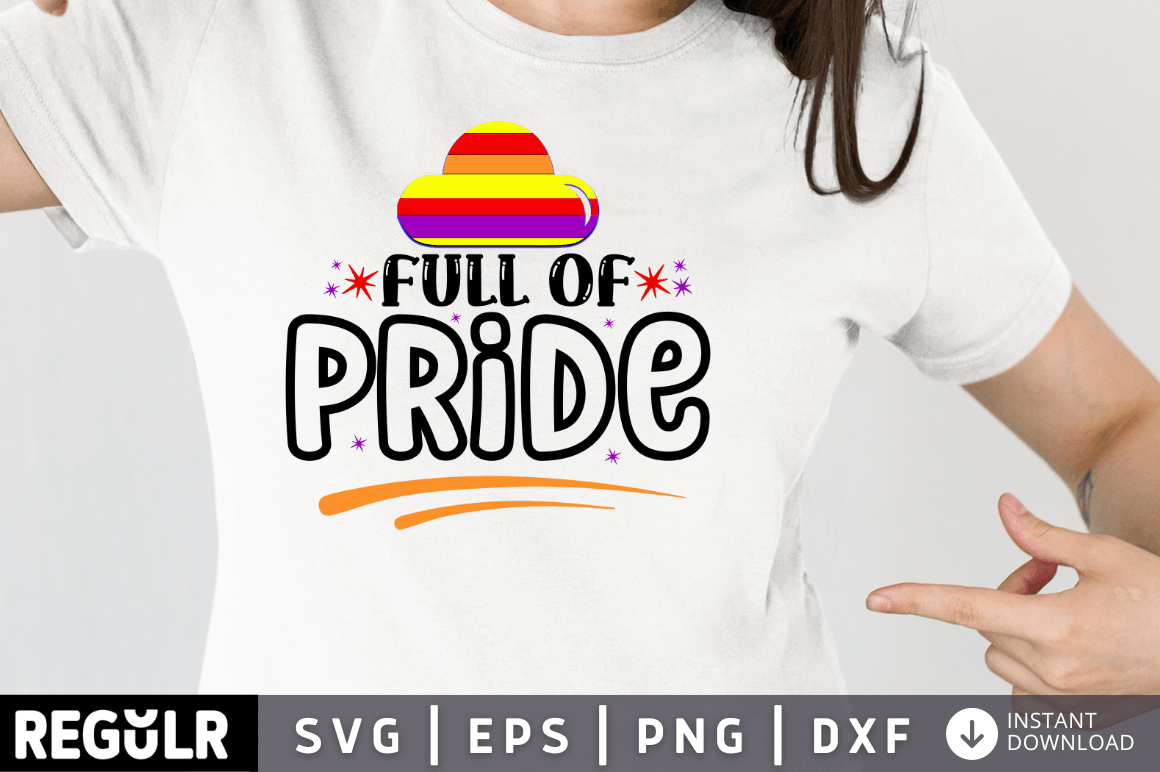 Full of pride SVG | Creative Market