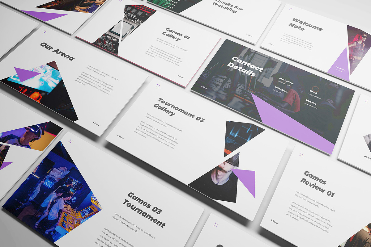Gaming Powerpoint Template, a Presentation Template by Formatika Studio