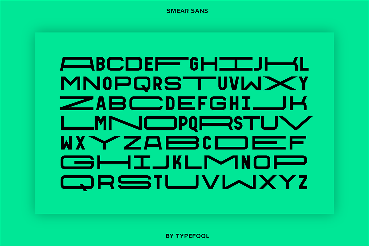 Smear Sans - Strecht font | Creative Market