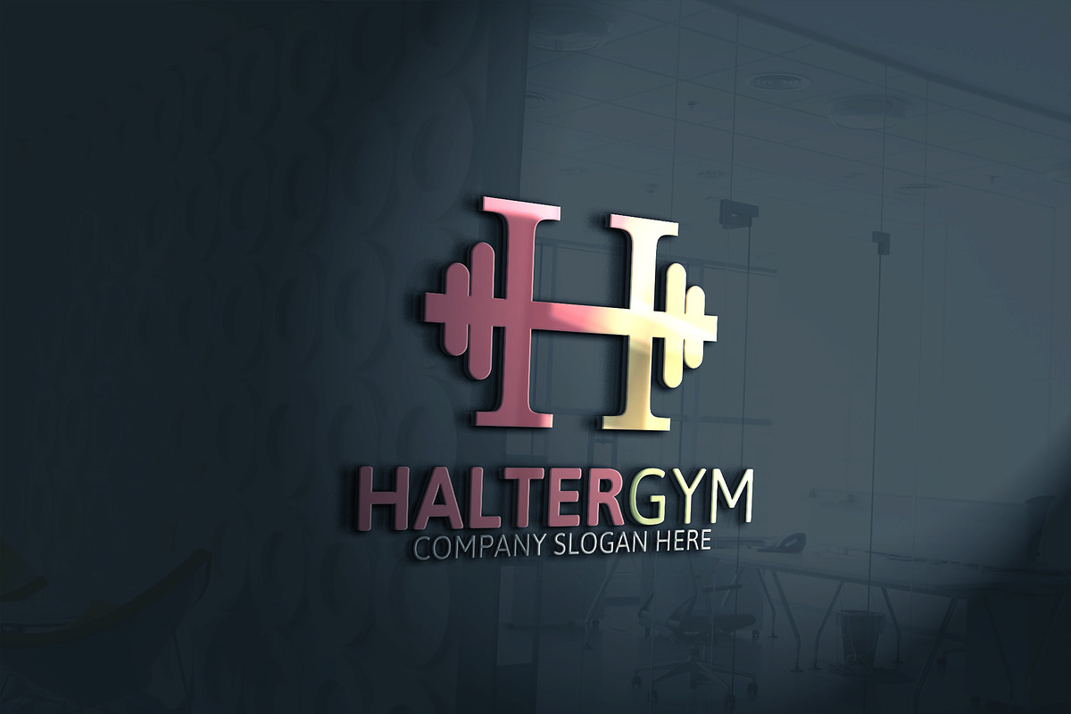 Halter Gym Logo Discount % 25, a Branding & Logo Template by Josuf Media