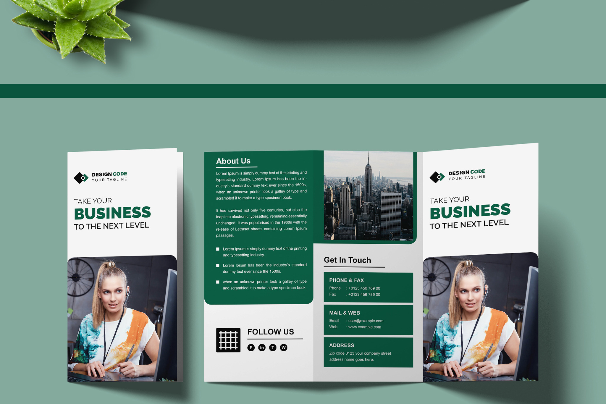 Trifold Brochure Layout