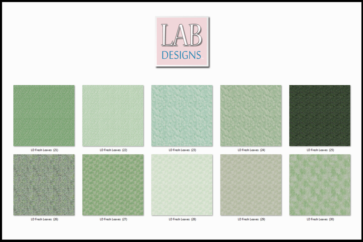 32 Leaf Pattern Fabric Textures, a Texture Graphic by Lab Designs
