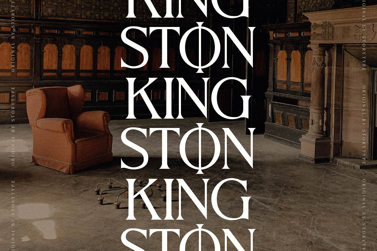 Kingston Roman Elegant Serif Font, a Serif Font by Storytype Studio