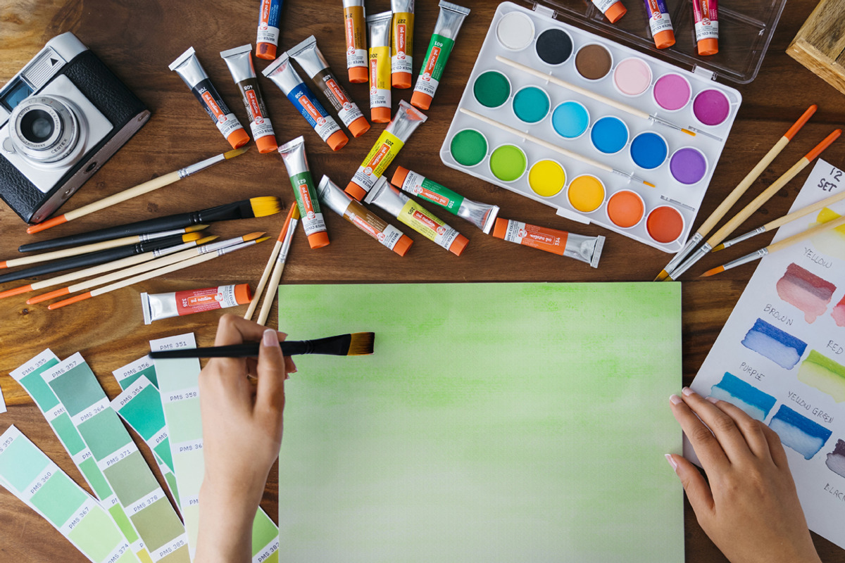 100 Watercolor Ombre digital papers, a Texture Graphic by Photohacklovers