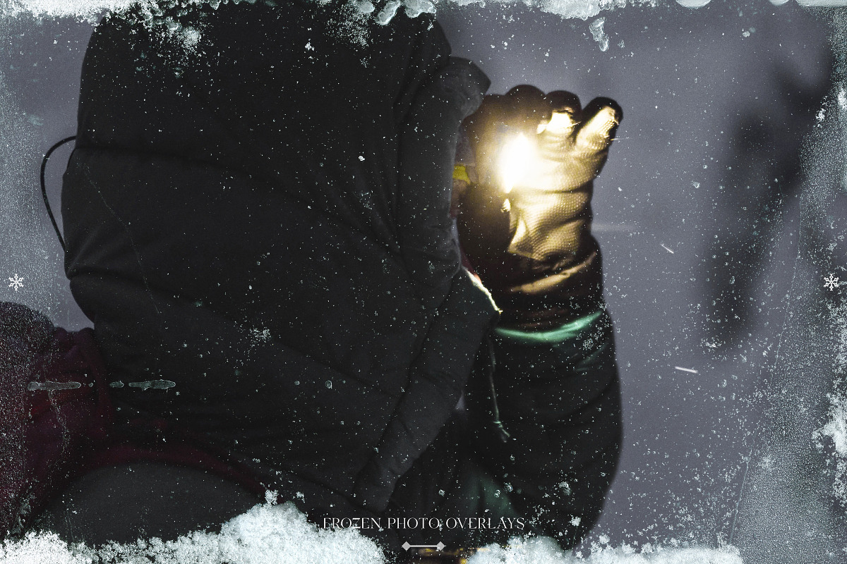 Frozen Photo Overlays, a Texture Graphic by Freezerondigital