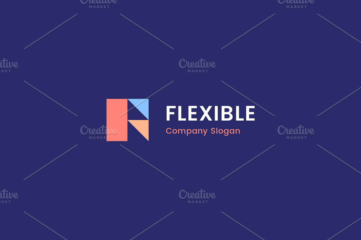 FLEXIBLE - Letter F Logo, a Branding & Logo Template by Vepix