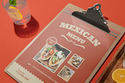 Vintage Mexican Menu, a Brochure Template by Neermana