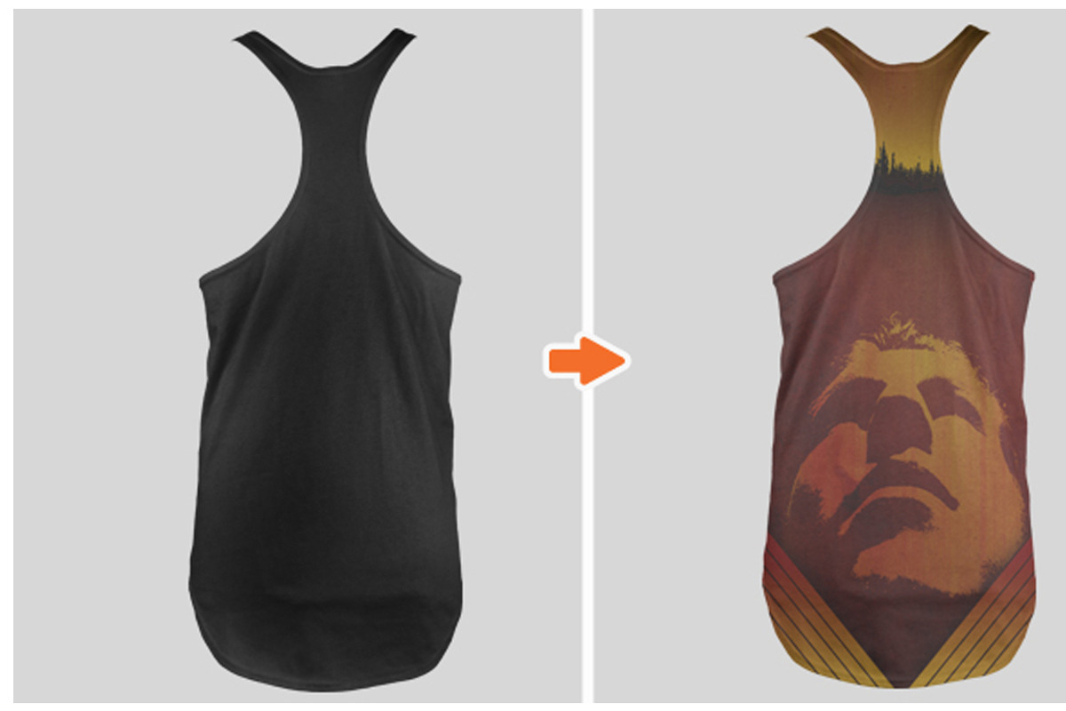 Men's Non-Ribbed Tank Top Mockups, a Product Mockup by Go Media's Arsenal