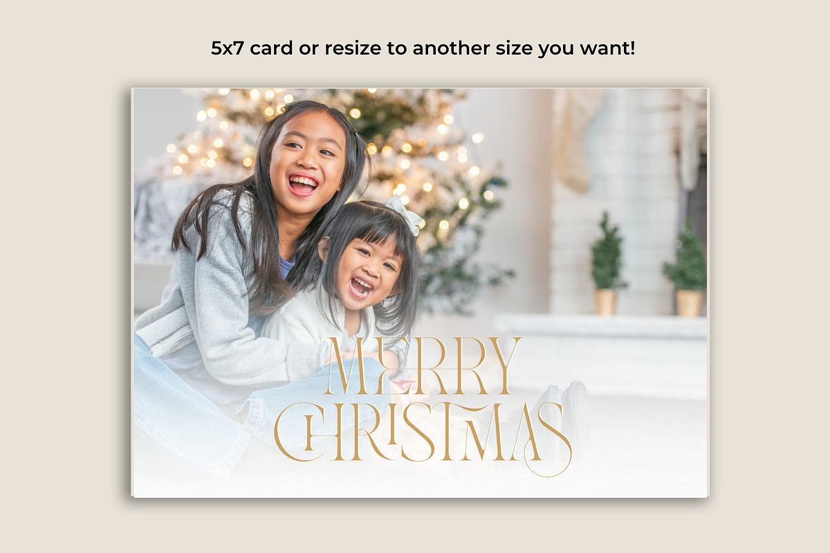 Christmas Card Canva Template