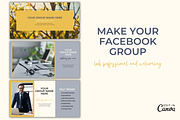 FACEBOOK GROUP COVER TEMPLATES | Creative Market