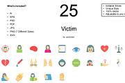Victim, an Outline Icon by Vector Stall