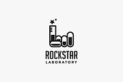 Creative Rock hand beaker glass logo, a Branding & Logo Template by ...