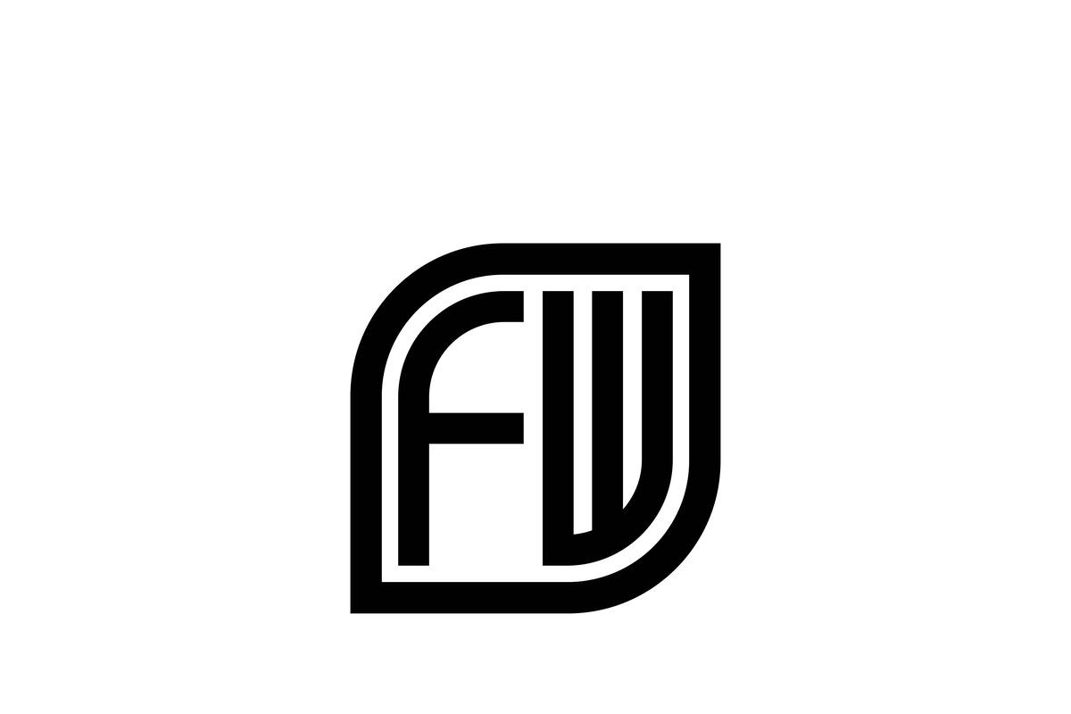 FW Logo design vector template, a Branding & Logo Template by xcoolee