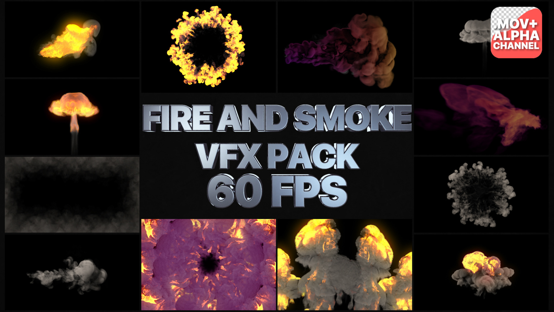 Fire & Smoke VFX | Motion Graphics, a Background Graphic by FlashFXbox