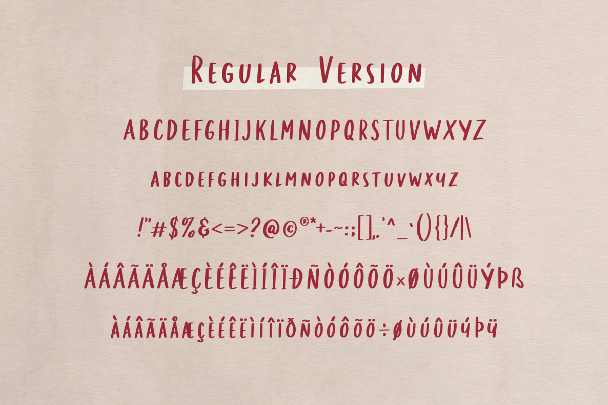 Secret Admirer handwritten font duo
