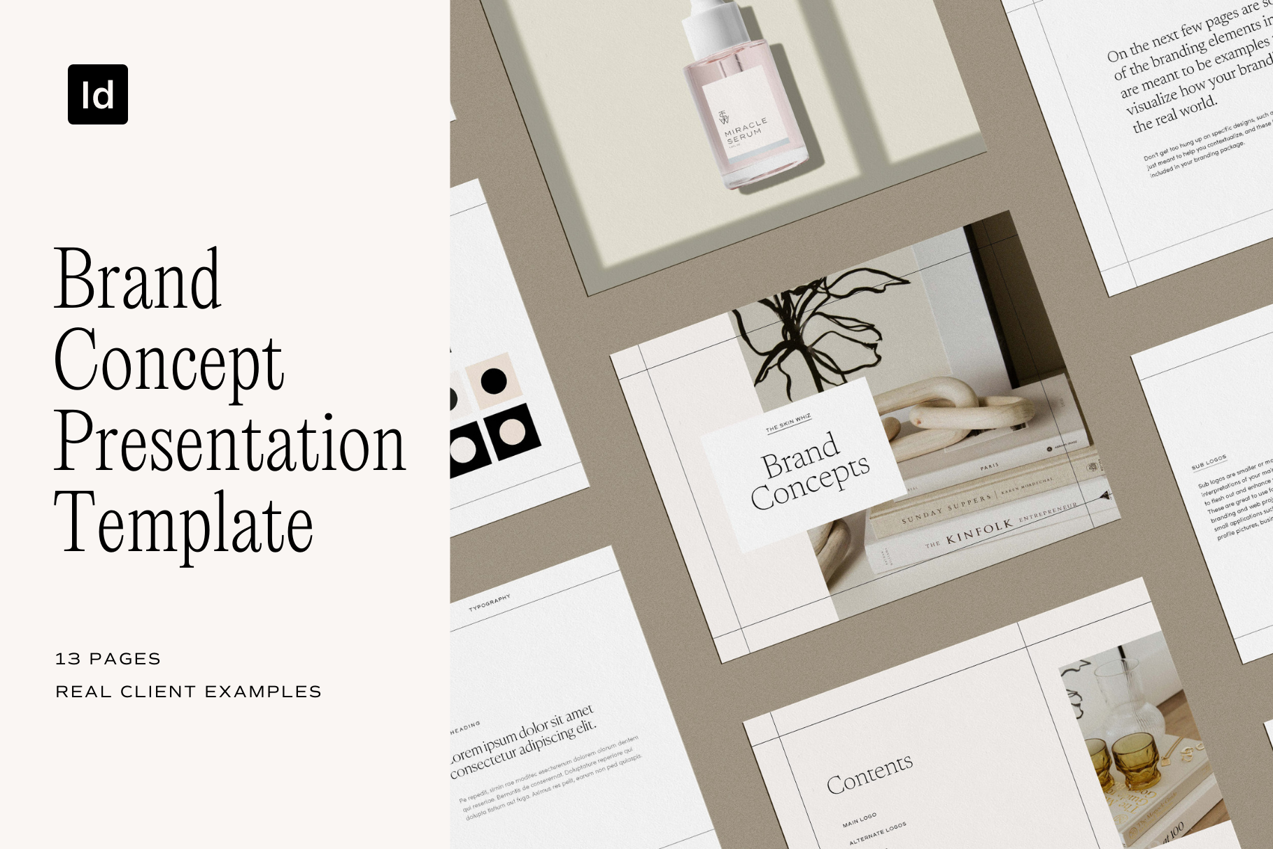 Brand Concept Presentation Template, a Presentation Template by Maison ...