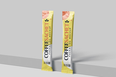 Long Sachet Mockups | Packaging Mockups ~ Creative Market