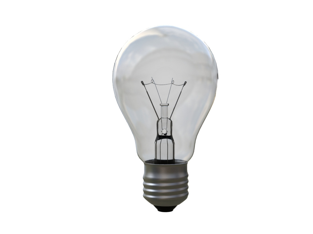 Light Bulb, an Object 3D Model by Tedi Permana