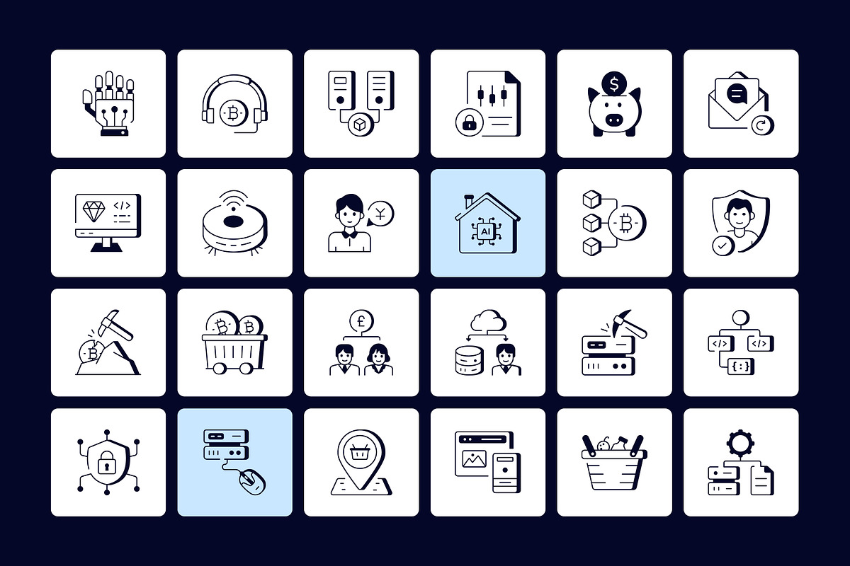 Animated Technology Icons