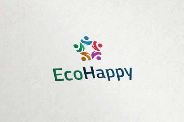 Eco Happy - People Group Logo, a Branding & Logo Template by Typia Nesia