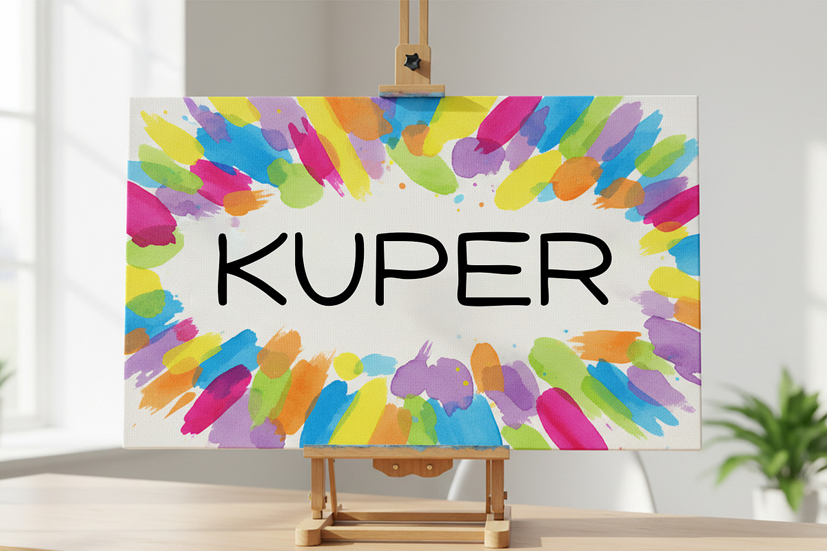 KUPER Monoline Handwritten Font, a Handwritten Font by NTC Graphic