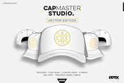 Cap Master Vector Edition, a Hat Mockup by PrePress Toolkit