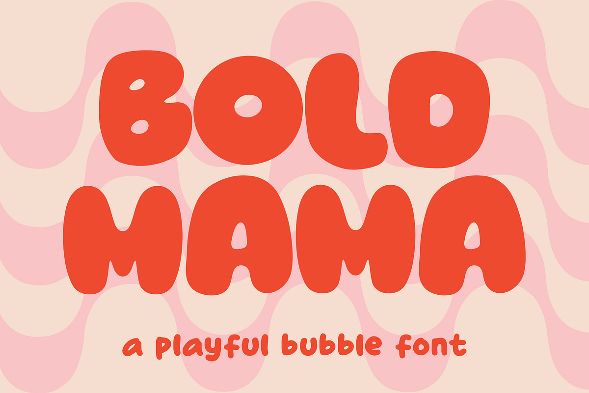 Bold Mama - Playful Font, a Sans Serif Font by ariodsgn