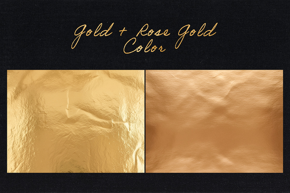 25 Gold Foil Texture Overlays, a Texture Graphic by smishura