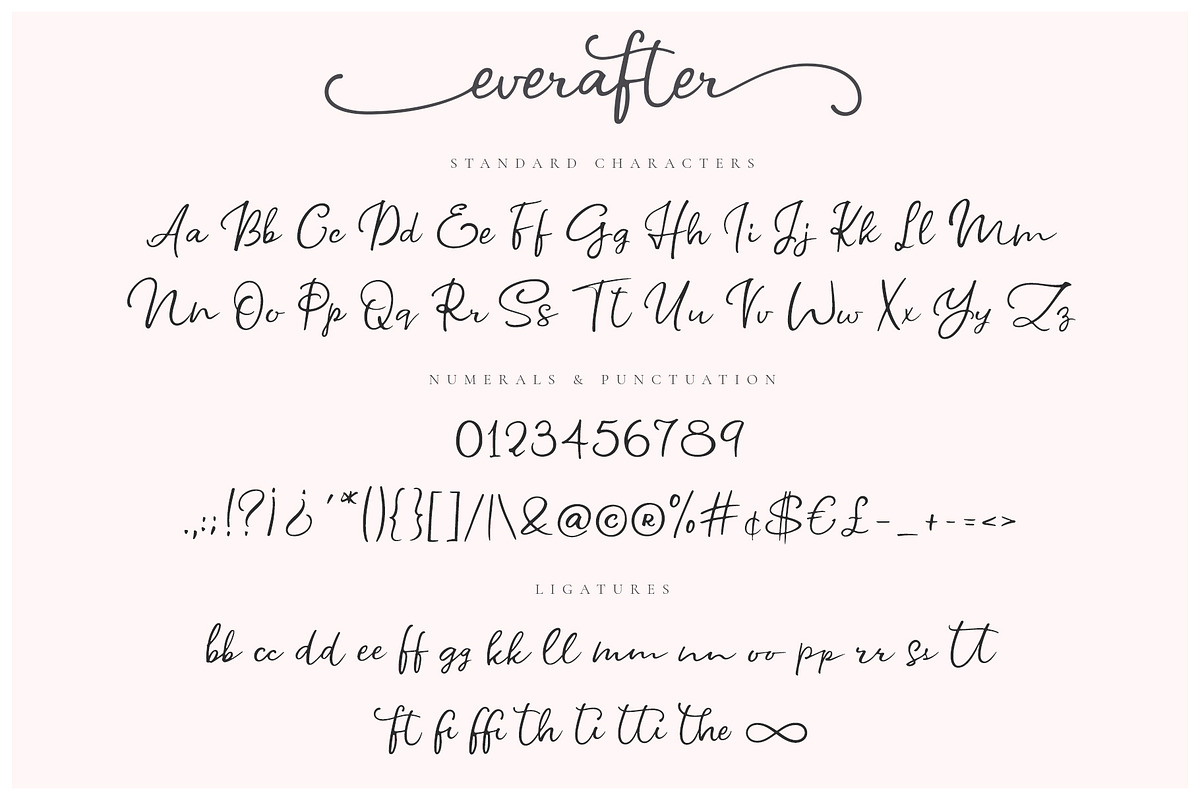 Ever After | Modern Calligraphy Font, a Script Font by Ayca Atalay