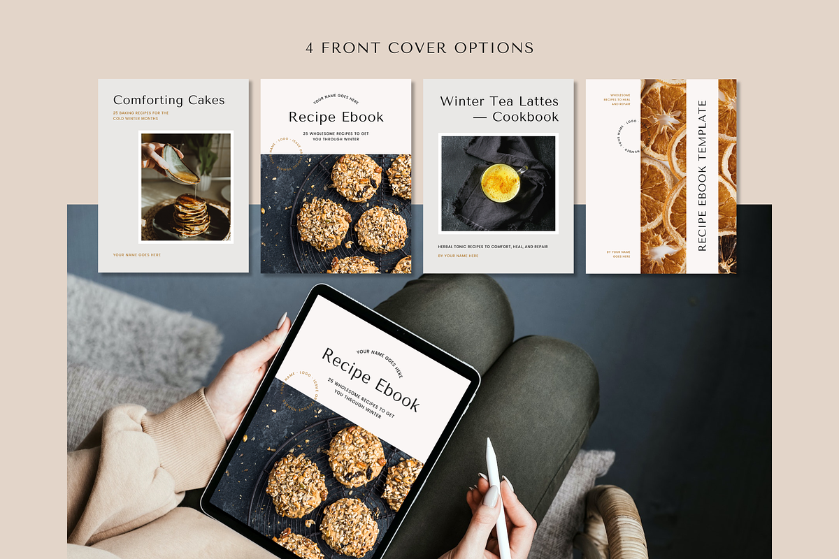 Canva Cookbook Template | Creative Market