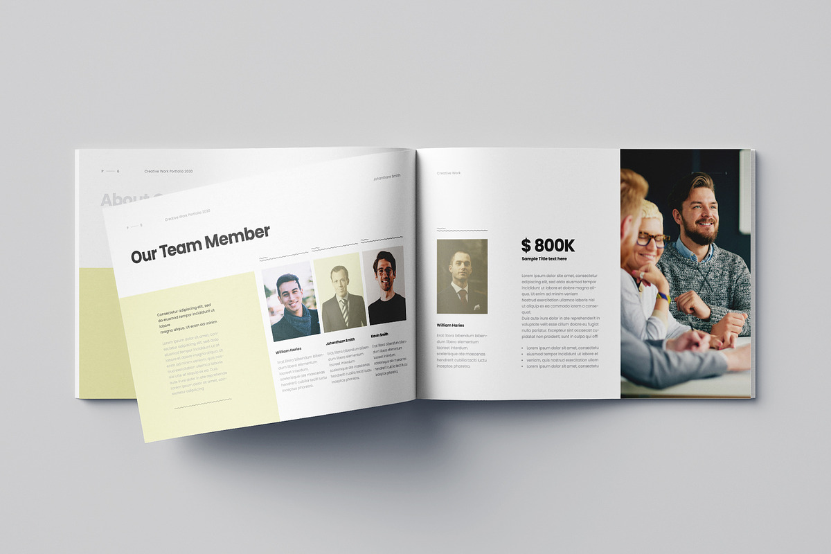 Portfolio Template | MS Word & EPS
