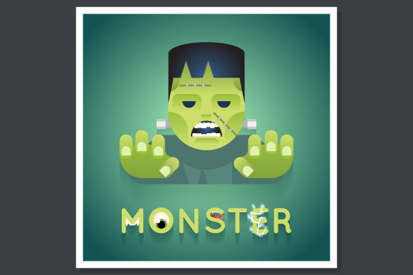 Halloween Party Monster Poster | Illustrations ~ Creative Market