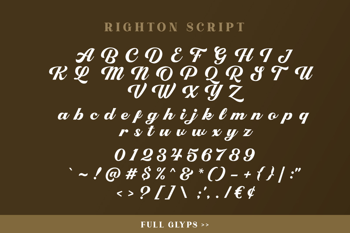 Righton - Script & Serif Font Duo, a Serif Font by Letterhend Studio