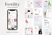 100 Fertility Social Media Posts, a Social Media Template by PatternLab.