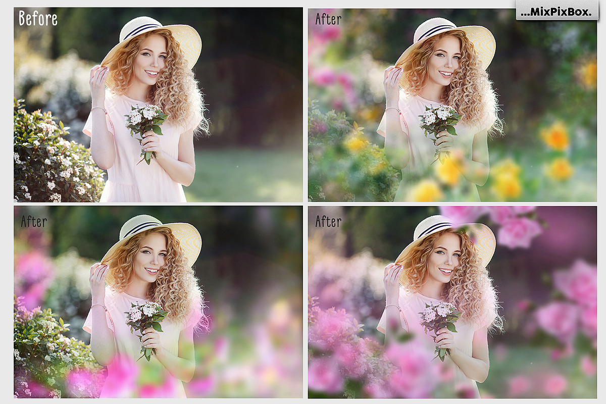 Art Flowers Photo Overlays, an Object Graphic by MixPixBox