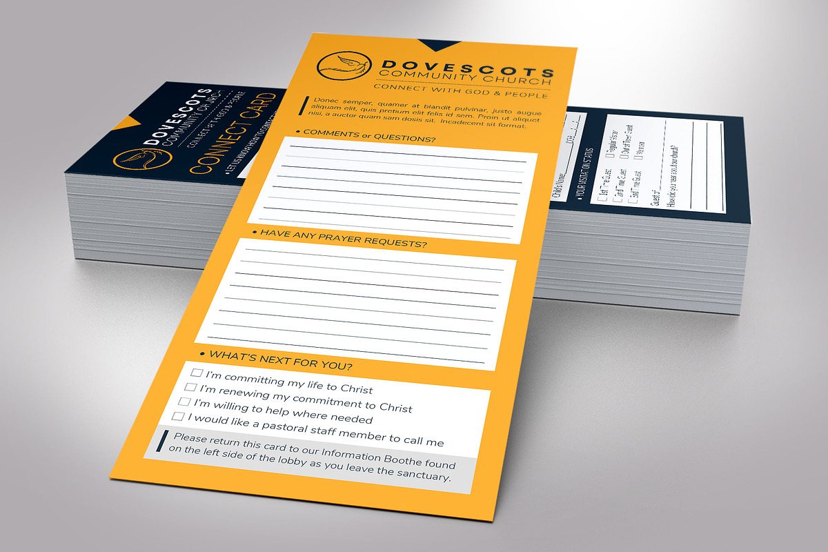 Modern Connect Card Canva Template