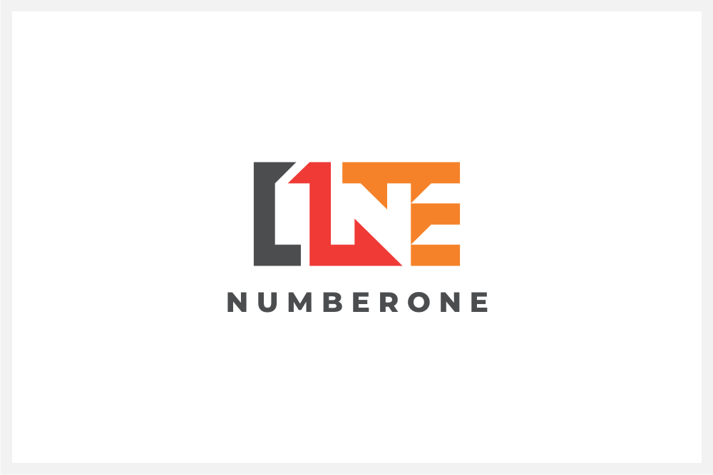 Number One 1 Logo Template | Branding & Logo Templates ~ Creative Market