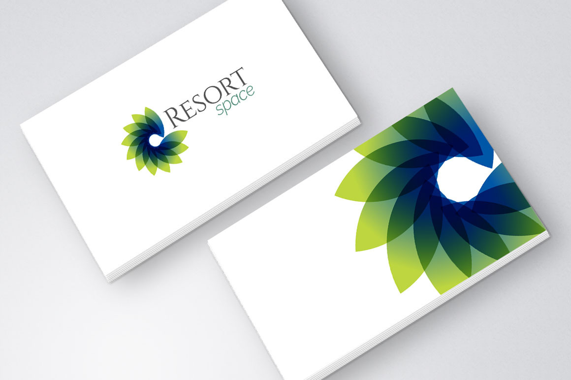 Green Resort Spa Logo icon, a Branding & Logo Template by Woo Graphics