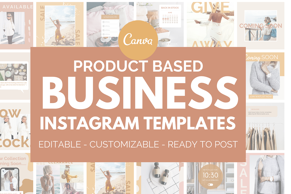 Product Instagram Canva Templates, a Social Media Template by Social ...