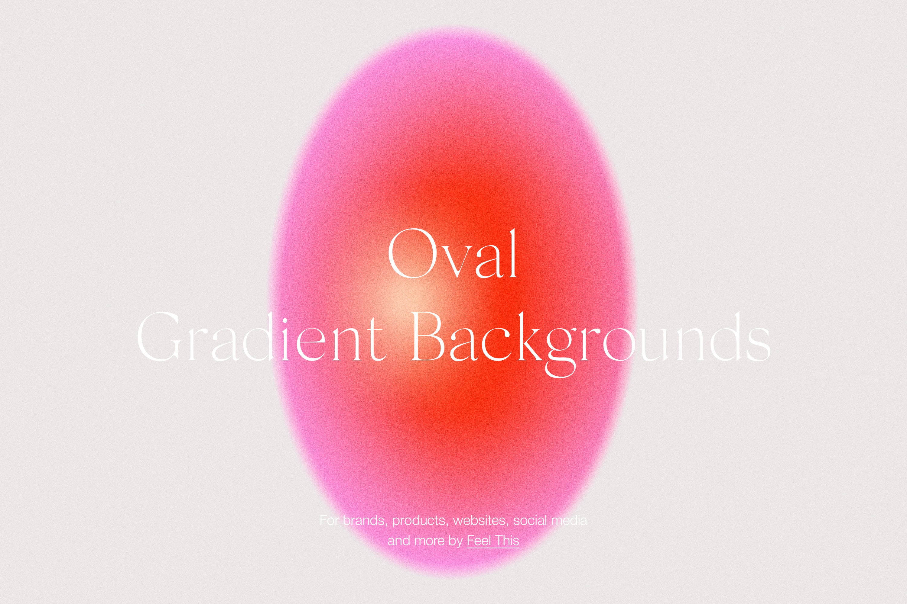 Oval Grainy Gradient Textures PS, an Object Graphic by Feel This