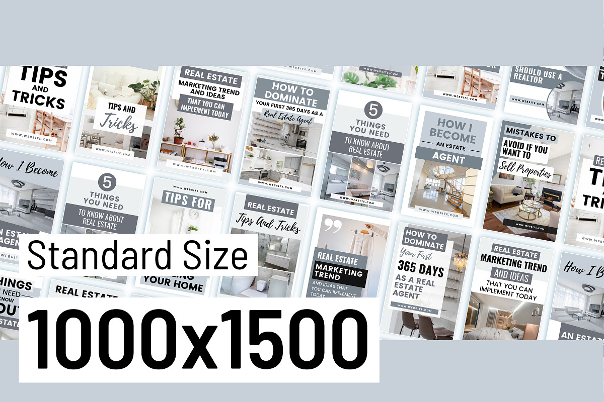 Real Estate Pinterest Pin Template